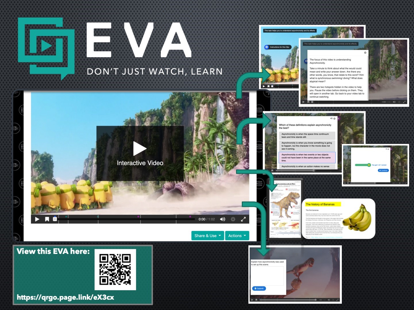 Don’t just watch, interact and learn with EVA