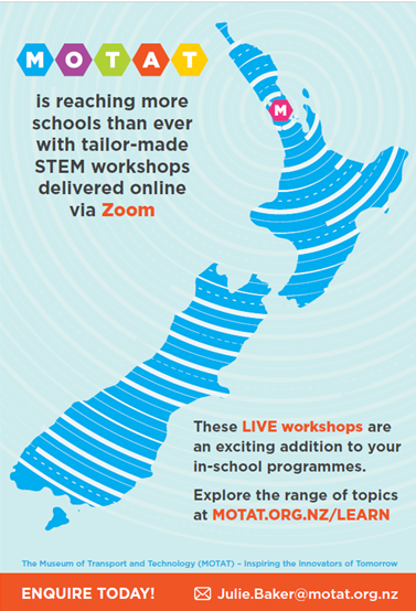 MOTAT’s ZOOMing into a class near you!