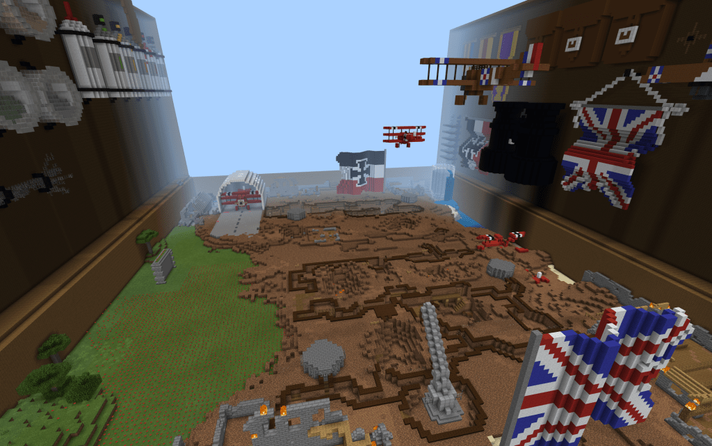 New lessons in Minecraft on The Great War