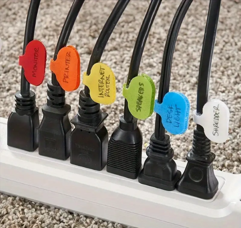 Reusable Write-On Cable Labels